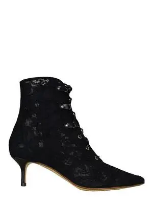 FRANCESCO RUSSO Lace Boots - Black
