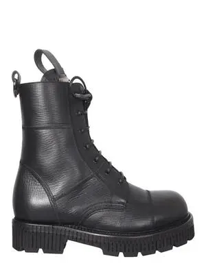 Dolce & Gabbana Bernini Combat Boots - Black
