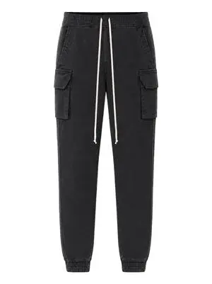 Rick Owens Jeans Cargo Mastodon Cut - Black