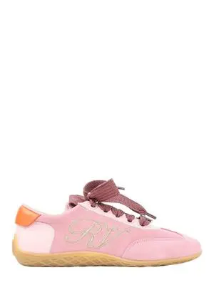 ROGER VIVIER Pink Low Top Sneakers - Multicolor
