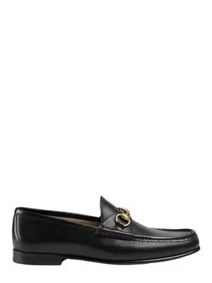 Gucci Gucci Horsebit Calf Leather Loafers Black