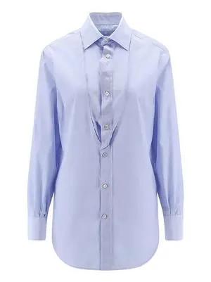 MAISON MARGIELA Cotton Shirt - Blue