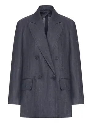 Max Mara Olimpia Double-breasted Blazer - Multicolor