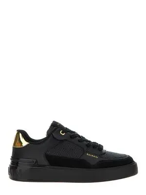 Balmain B-court Flip Sneakers - Black