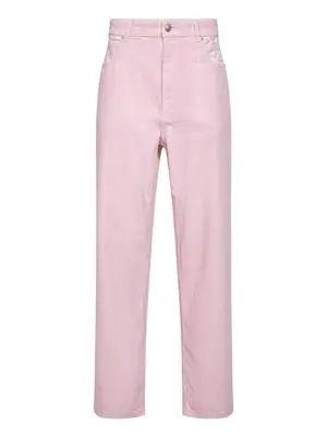 Marni Pink Denim Straight-leg Jeans - Multicolor