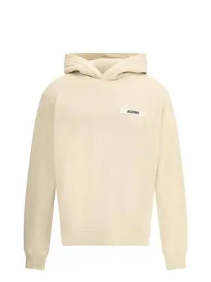 Jacquemus JACQUEMUS Hooded Sweatshirt Cream