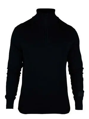 C.P. COMPANY Collection High Collar Fine Knit Sweater - Blue