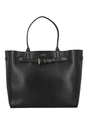 TOM FORD Leather Tote - Black