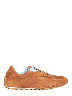 Bottega Veneta BOTTEGA VENETA Suede And Nylon Orbit Flash Sneakers Multicolor