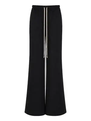 Rick Owens Viscose Blend Trousers - Black