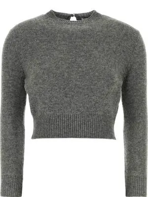 JIL SANDER Wool Blend Sweater - Gray