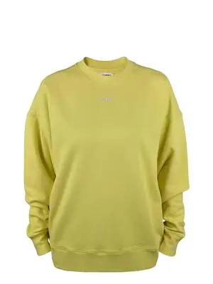 AUTRY Cotton Crewneck Sweatshirt - Yellow