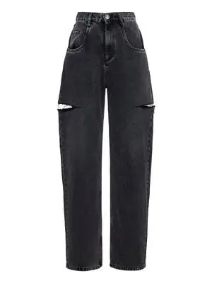MAISON MARGIELA Maison Margiela Women Black 'Cut' Jeans By Maison Margiela Multicolor