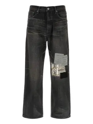 Yohji Yamamoto Cotton Denim Jeans - Black
