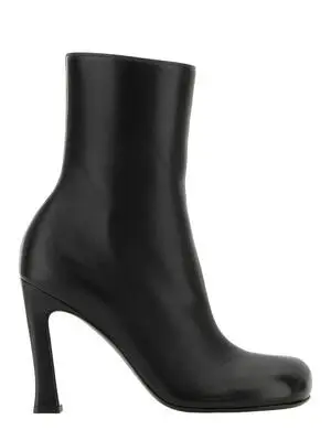 Bottega Veneta Leather Nico Ankle Boots - Black