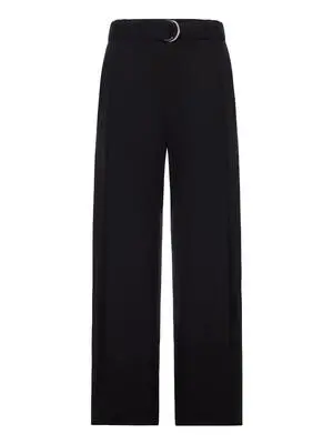 Loewe High-waisted Tailored Wool Trousers - Black