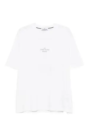 Stone Island Regular Fit T-shirt With `archivio` Print - White