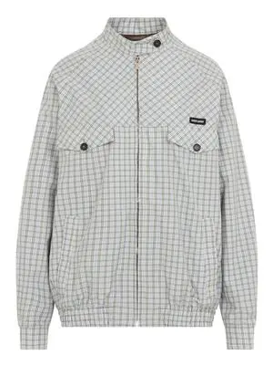 Miu Miu Check Blouson - White