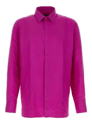 TOM FORD Fuchsia Twill Shirt - Pink