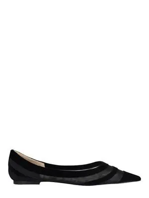 JIMMY CHOO Love Ballerinas - Black