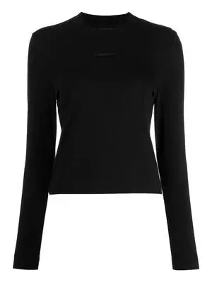 Jacquemus Long Sleeve T-shirt - Black