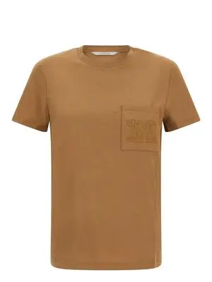 Max Mara MAX MARA Cotton T-shirt Cream