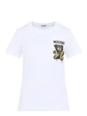 Moschino Mini Teddy Tee - White