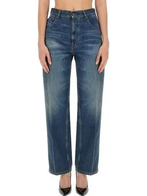 Victoria Beckham Boyfriend Jeans - Blue