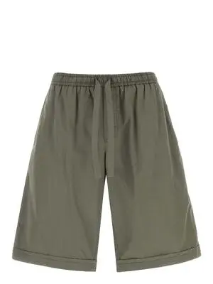 Dolce & Gabbana Poplin Bermuda Shorts - Green