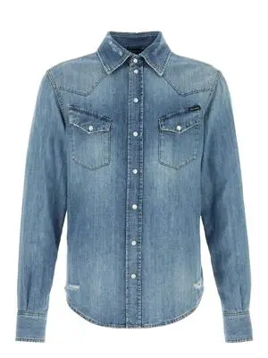 Dolce & Gabbana Denim Shirt - Blue