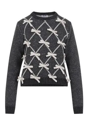 Moschino Wool-blend Sweater - Gray