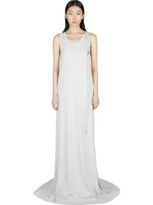 ANN DEMEULEMEESTER X-long Flared Dress - Gray