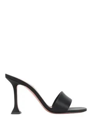 Amina Muaddi Andreea Slipper - Black