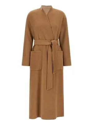 Max Mara Nodo Reversible Coat - Cream