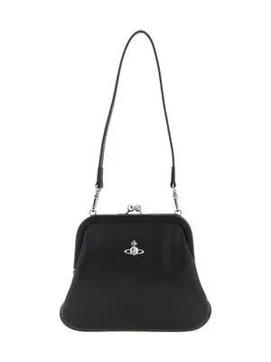 VIVIENNE WESTWOOD Polyurethane Clutch - Black