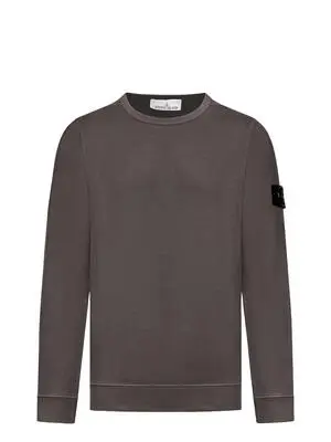 Stone Island STONE ISLAND Compass Logo Crewneck Sweatshirt Multicolor