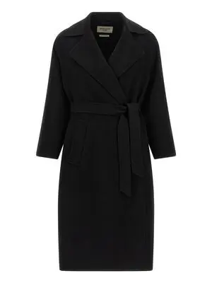 Max Mara WEEKEND MAX MARA Operoso Dressing Gown Coat Black