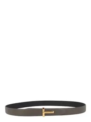 TOM FORD Cintura T Icon In Pelle Fiore - Multicolor