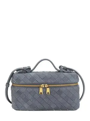Bottega Veneta Bang Bang Intrecciato Handbag - Blue