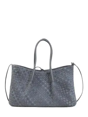 Bottega Veneta Bottega Veneta Large Pinacoteca Tote Bag Women Blue