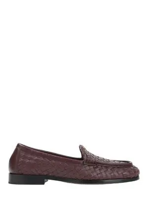Bottega Veneta Bottega Veneta Silenzio Supple Intrecciato Loafer Women Red