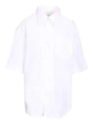 AMI Paris Cotton Poplin Shirt - White