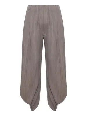 Giorgio Armani Pleated Jersey Trousers - Multicolor