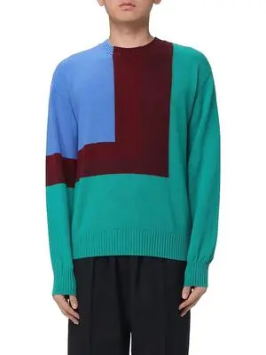 Loewe Color Blocked Pullover Sweater - Red