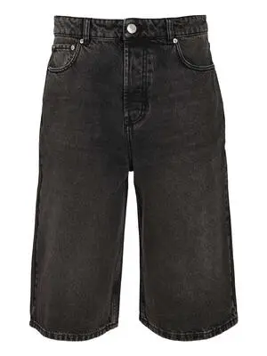 AMI Paris Denim Bermuda Shorts - Black