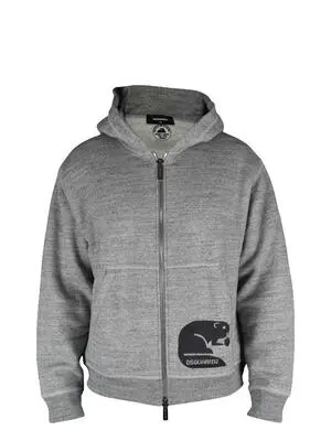 Dsquared2 Dsquared2 Zip-Up Hoodie Gray