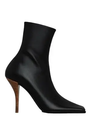 Alaïa Square Leather Boots - Black
