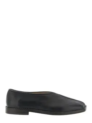 LEMAIRE Piped Slip On Slippers - Brown