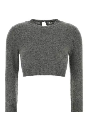 JIL SANDER JIL SANDER Wool Blend Sweater Gray