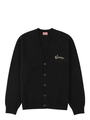 Kenzo Cardigan Jumping Tiger - Black
